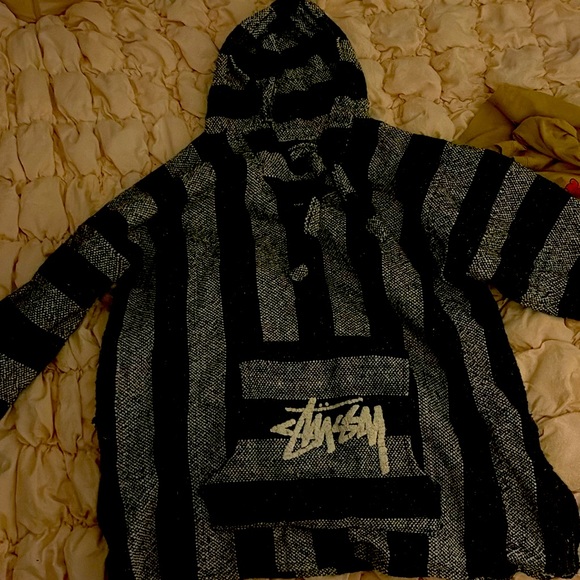 Stussy | Jackets & Coats | Original Stussy Vintage Hoodie Baja | Poshmark